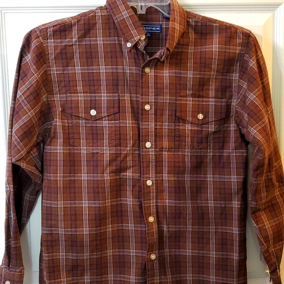 Roper | Shirts | Roper Young Mens Plaid Button Down Shirt Xl | Poshmark
